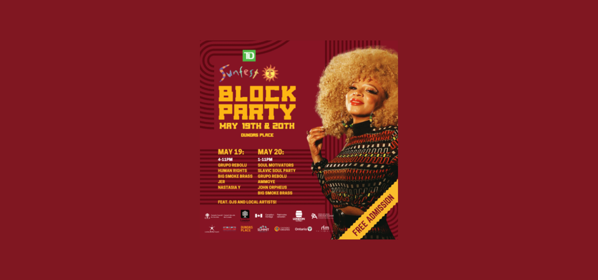 TD Sunfest BLOCK PARTY | London Economic Development Corporation
